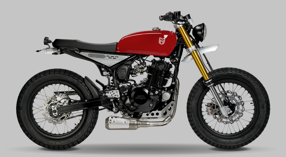Razorback 250cc Gloss Red | Mutt Motorcycles AU